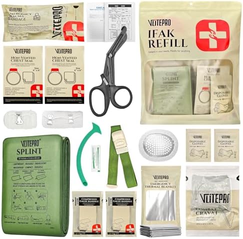 Amazon.com: 19PCS IFAK Trauma Kit, First Aid Kits Refill Supplies with ...