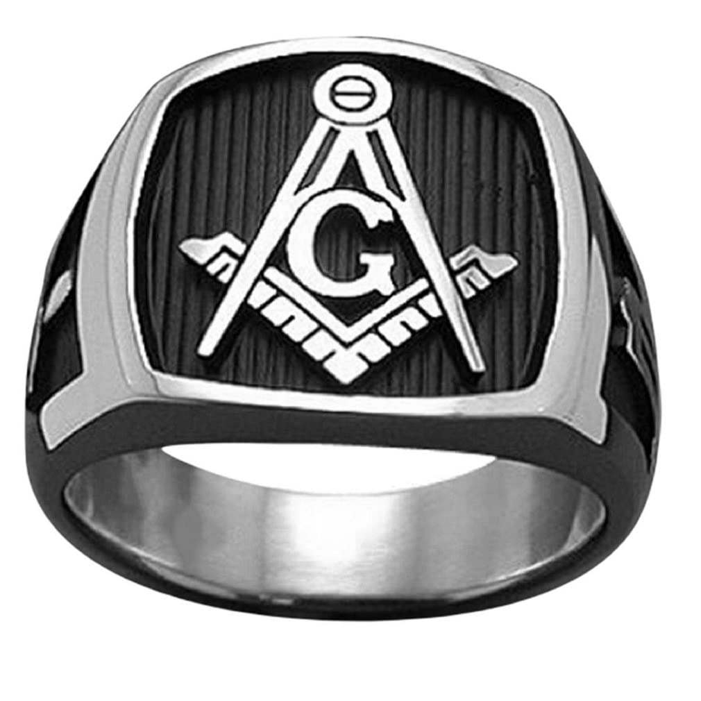 Buy Masonic Ring for Men, Masonic Freemason Ring, Vintage Freemason ...