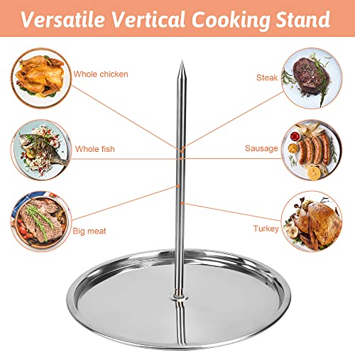 CYNNXIA BBQ Vertical Skewer Grill Stainless Steel Kebab Spike Chicken ...