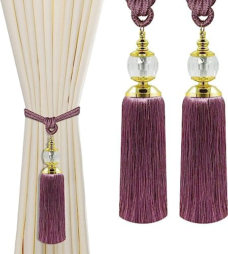 Curtain Tassel Tiebacks Crystal Ball Curtain Tassels Tie Backs for ...