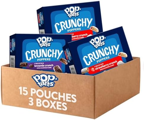 Amazon.com: Pop-Tarts Crunchy Poppers Crunchy Filled Snack Pieces, Kids ...