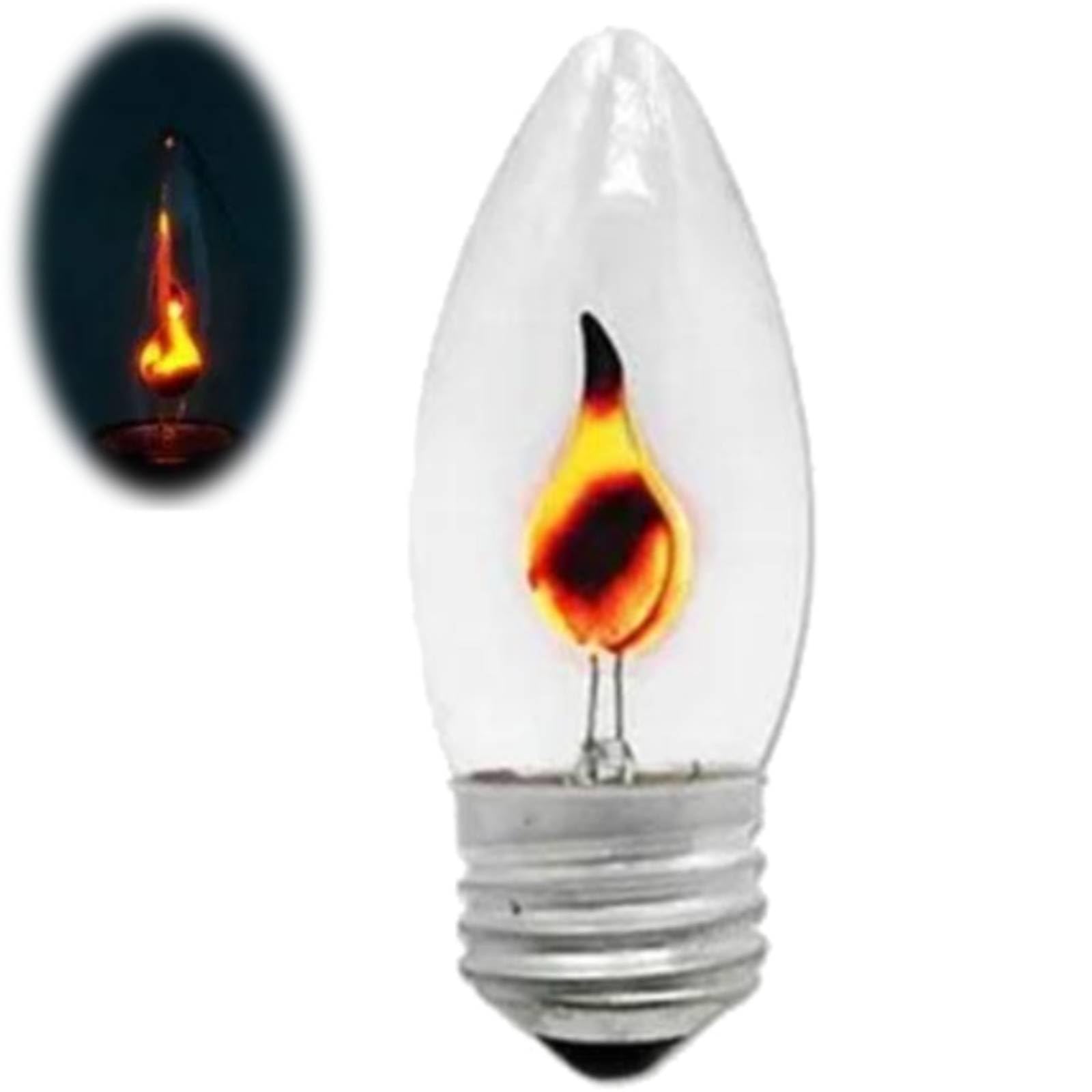 Generic 3W FLICKER FLAME Candle Light Bulb HALLOWEEN CANDLE Lamps, LED ...