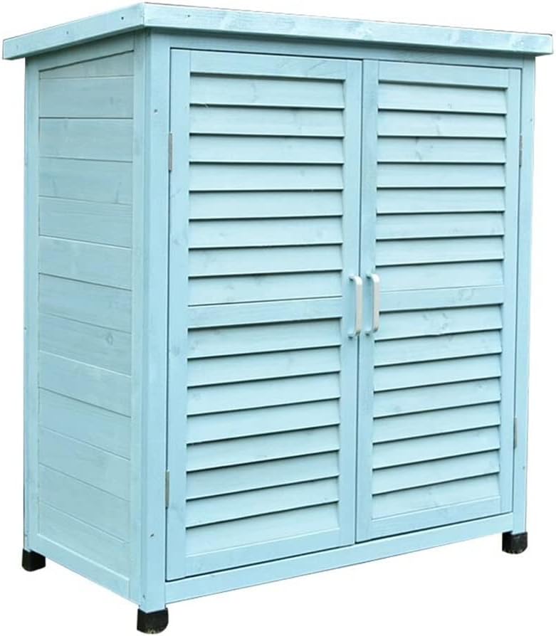 Amazon.com : DITUDO Storage Lockers Outdoor Garden Tool Cabinet ...