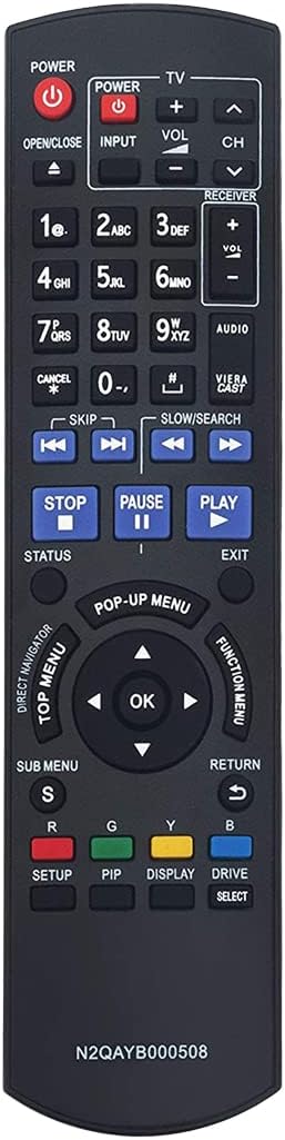 Amazon.com: N2QAYB000719 Replacement Remote Control fit for Panasonic ...