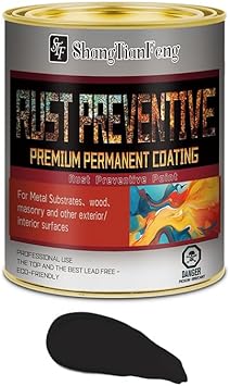 Amazon.com: Black Rust Preventive Paint, Rust Inhibitor and Corrosion ...