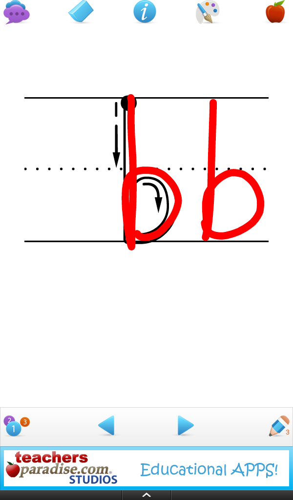 123s ABCs Kids Alphabet Tracing Game HWTP Style (Handwriting Without ...