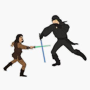 Amazon.com - Princess Bride Space Duel Sticker Bumper Sticker Vinyl ...