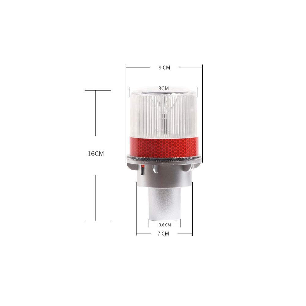 Snapklik.com : Solar Strobe Warning Beacon Light Outdoor LED 200 Meters ...