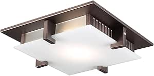 PLC Lighting 908 ORB Polio Ceiling Light - Compact Fluorescent Bulbs ...