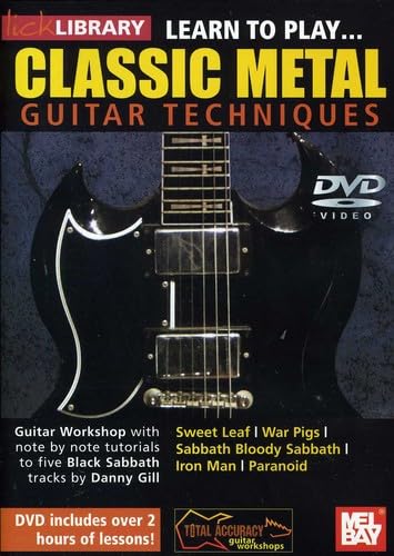 Amazon.com: Learn To Play Classic Metal Guitar Techniques DVD : Various ...