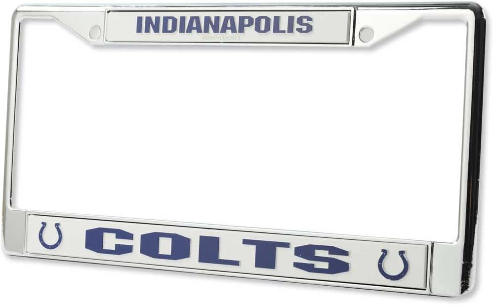 Amazon.com: Rico Industries Indianapolis Colts License Plate Frame ...