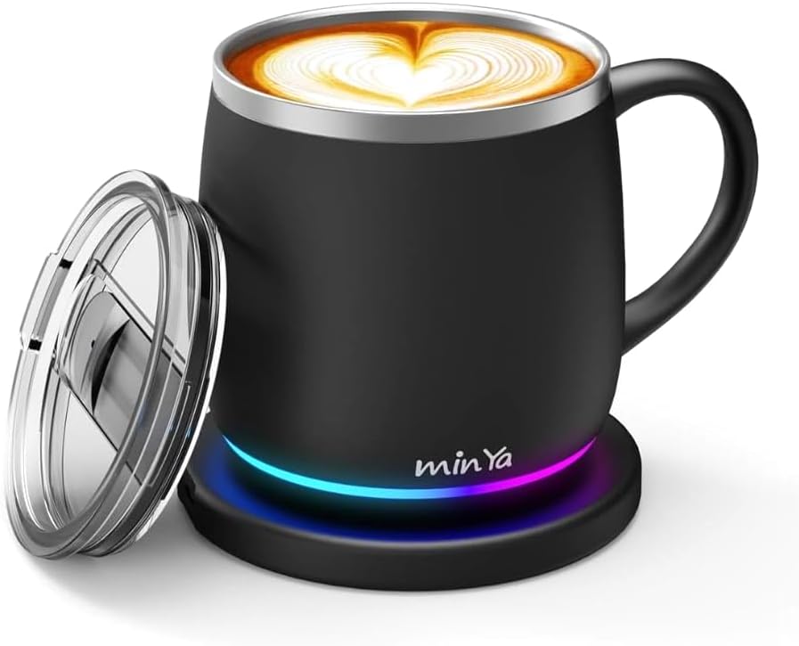 Amazon.com: min Ya Temperature Control Smart Mug, 13.5 OZ, 3 Mode RGB ...