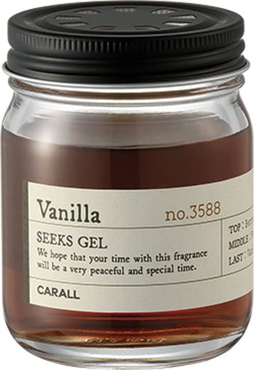 Amazon.co.jp: 晴香堂(HARUKADO) カーオール 車用 芳香剤 シークス ゲル バニラ 125ml 3588 : 車＆バイク