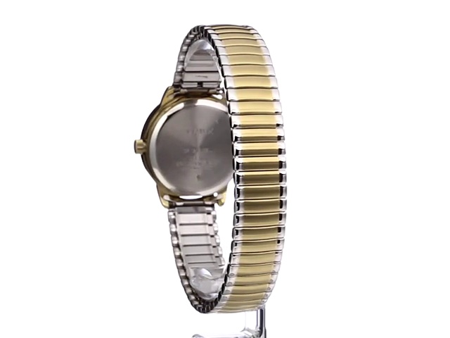 Watch Timex Women's T2H491 Easy Reader 25mm Two-Tone Stainless Steel ...