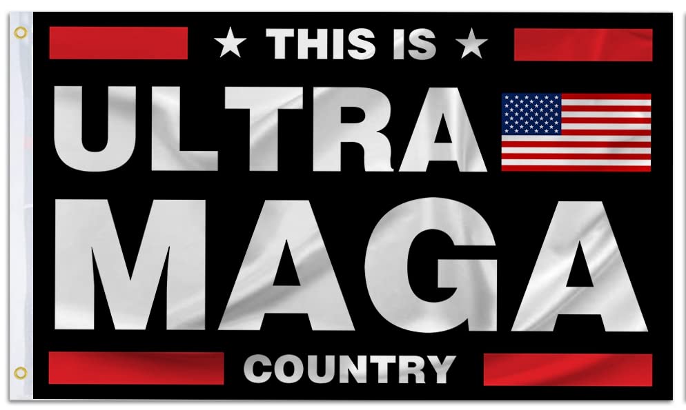 Amazon.com : This Is Ultra Maga Country Support Trump 3X5 Ft Flag, Pro ...