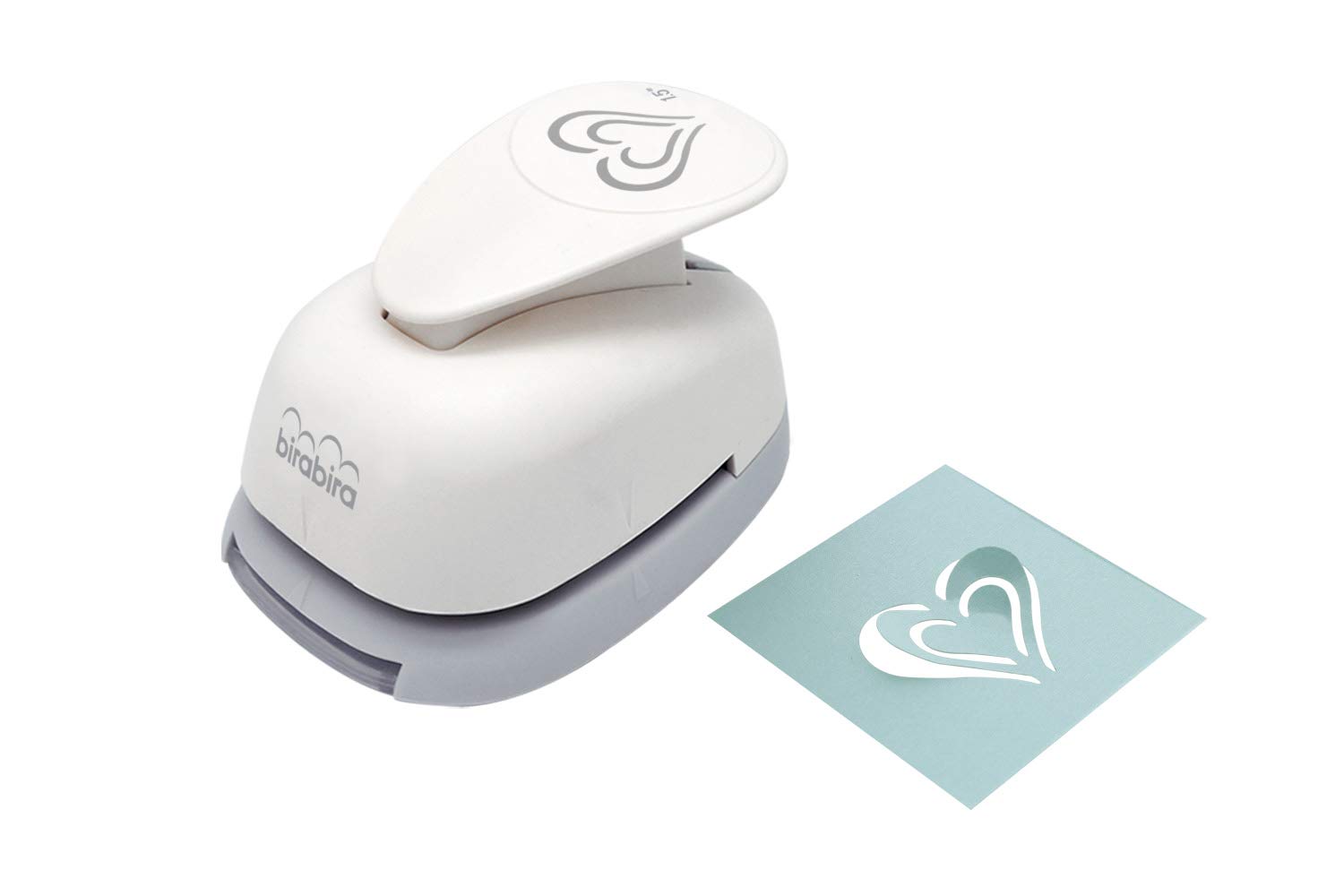 Snapklik.com : Bira Craft 1.5 Inch 3D Heart Punch, Valentines Day Punch ...