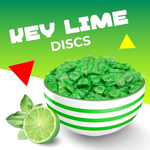 Snapklik.com : Key Lime Discs Hard Candy, Individually Wrapped