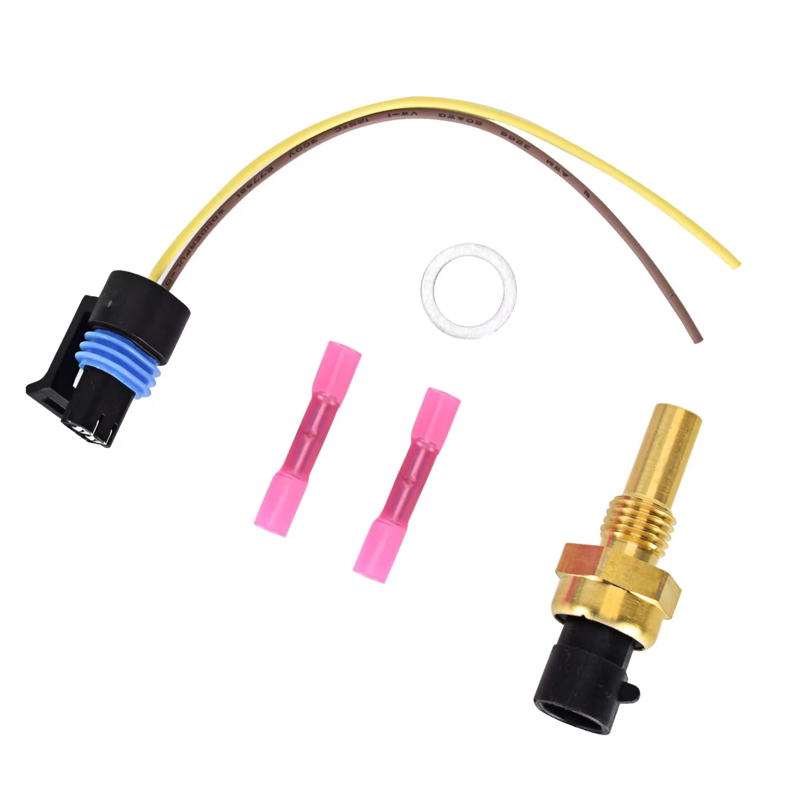 Amazon.com: JSNOOKN Engine Coolant Temperature Sensor Temp with Pigtail ...