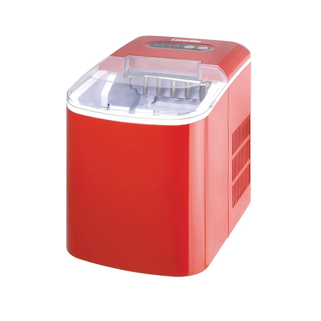 Caterlite Countertop Manual Fill Ice Machine Red : Amazon.co.uk: Home ...