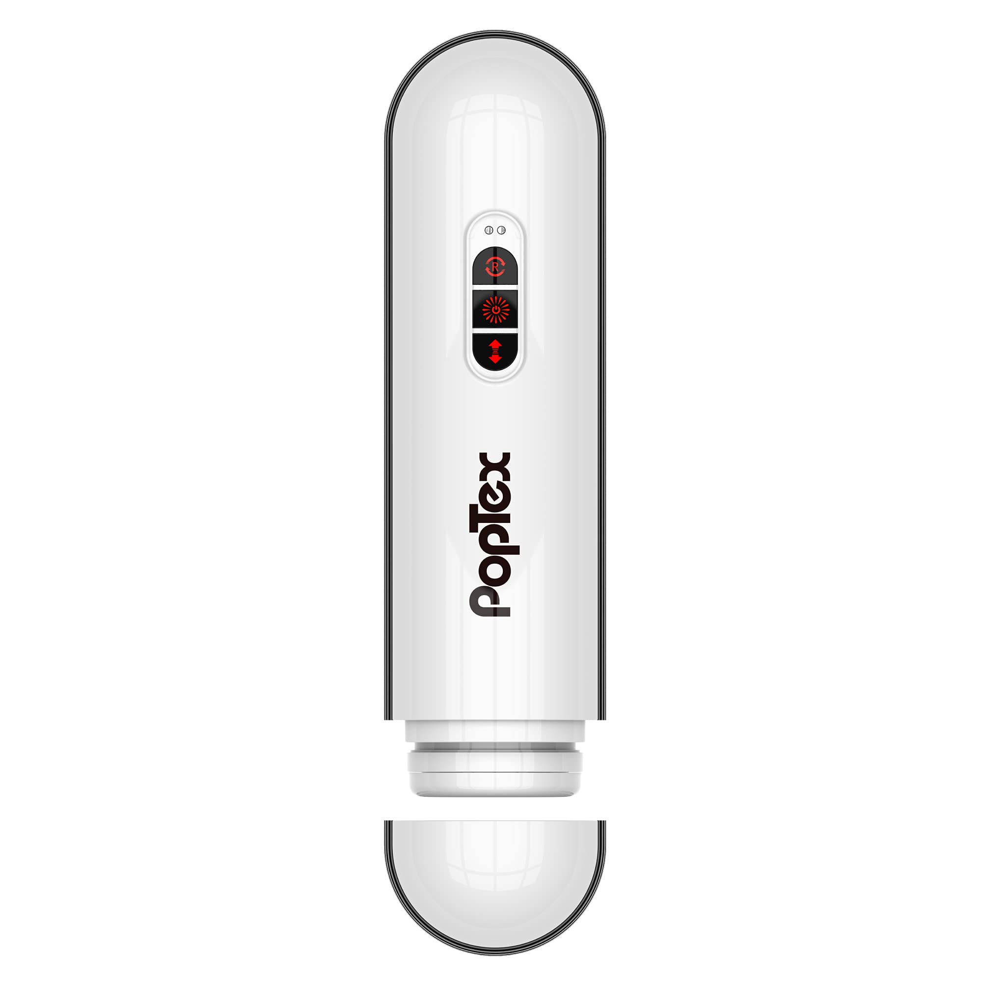 Amazon | POPTEX エクスストーム スピン＆ピストン【電動オナホ ハイパワーダブルモーター搭載 ピストンと回転を別々にコントロールする 電動オナホール ピストン12種類×回転6種類 ...