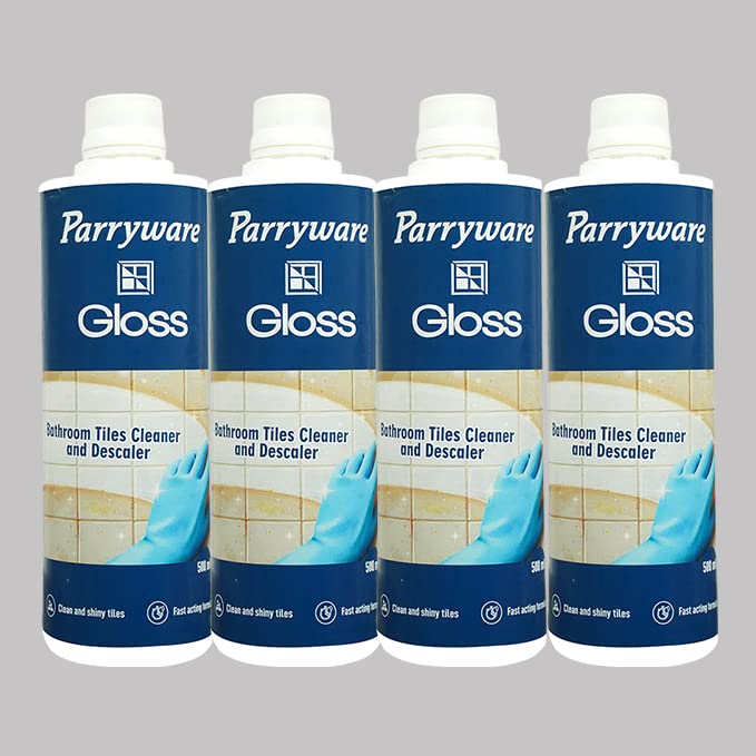 Parryware Gloss Tile cleaner & descaler 500ml- Pack of 4 COMBO : Amazon ...