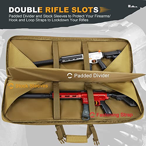 Snapklik.com : PERFBAGS Soft Rifle Case 48 Inch, Tactical Long Double ...