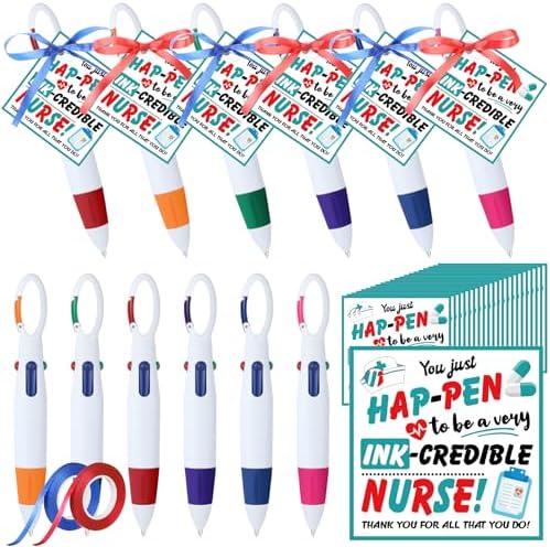 Amazon.com : Dunzoom 24 Pack Nurse Badge Pens Bulk 4-in-1 Nurse ...