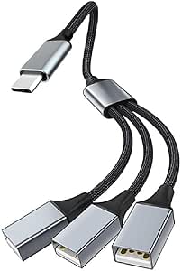 Amazon.com: USB/Type C to Multiple Port HUB Cable Splitter for Tablet ...