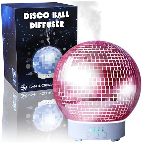 Amazon.com: SCANDINORDICA Disco Ball Diffuser Rotating - 300 ML ...