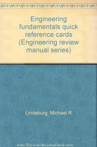 Engineering fundamentals quick reference cards (Engineering review ...