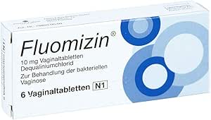 Fluomizin 10 mg Vaginal Tablets Pack of 6) : Amazon.de: Health ...