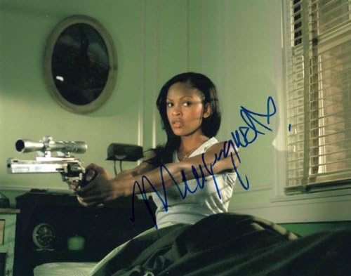 Amazon.com: Meagan Good Autographed Signed Gun Photo : Everything Else