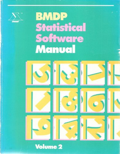Amazon.com: Bmdp Statistical Software Manual: 1990: 9780520071131 ...