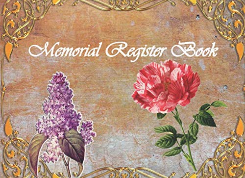 Memorial Register Book: In Loving Memory Guest Book; Sympathy Book for ...