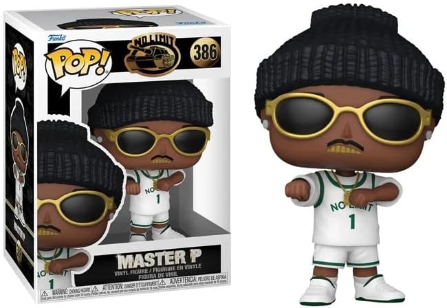 Amazon.com: Funko Pop Master P No Limit Jersey + Protector: Pop! Rocks ...