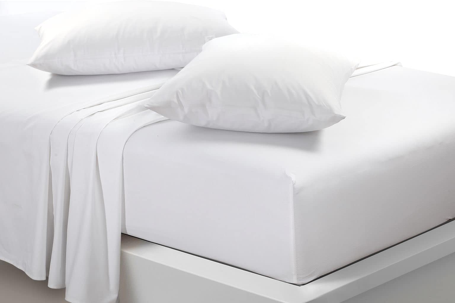 BEDSURE Fitted Sheet Single Bed Extra Deep 40cm - Soft Brushed ...
