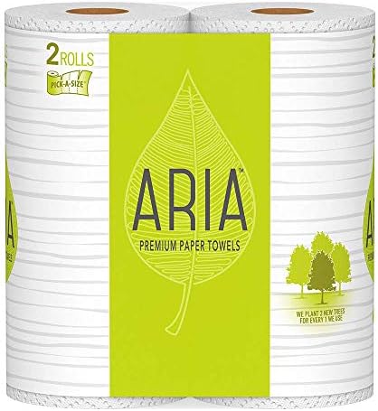 Amazon.com : Aria, Earth Friendly Paper Towels, 2-Count : Health ...