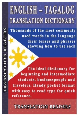 English Tagalog Translation Dictionary and Phrasebook: Readers ...