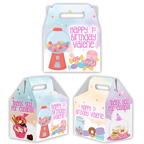 Amazon.com: Birthday Candy Gable Box for Birthday Party Favors 12 Pack ...