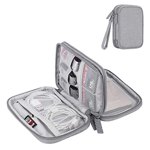 BUBM Large Double Layer Shockproof Hard Drive Carry Case for 2.5 inch ...