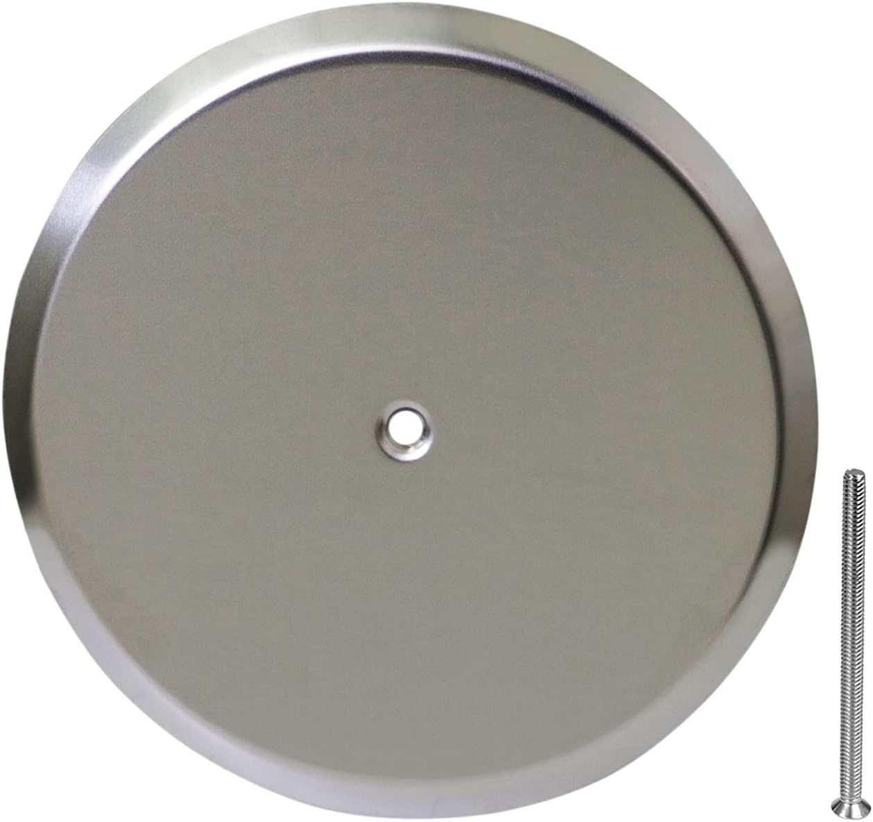 Supply Giant DD008S-F4 Floor Cleanout Cover Plate, 8-Inch, Stainless ...