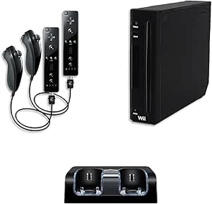 Nintendo Wii Console, Black Premium Bundle (Renewed): Wii: Video Games ...