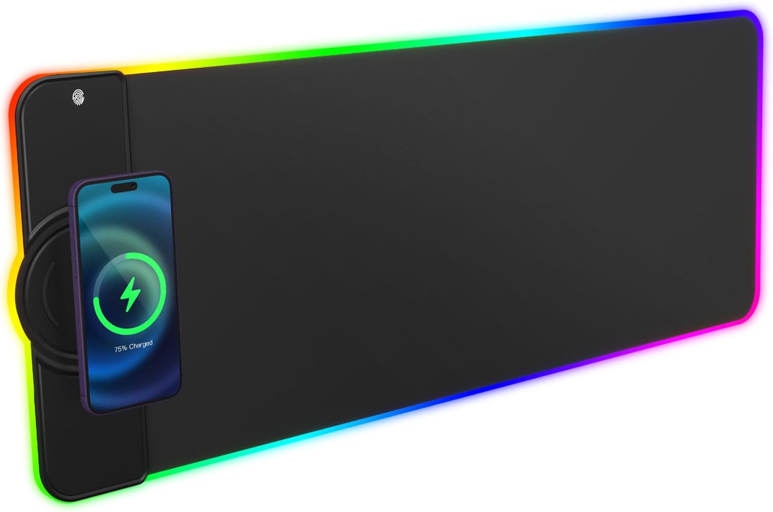 Amazon.com: GIM Wireless Charging RGB Gaming Mouse Pad 15W, LED Mouse ...