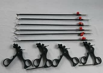 ADDLER Laparoscopic Storz Type Babcock Fenestrated Grasper & Scissor ...