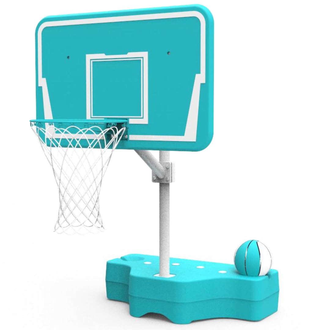 Amazon.com: Poolzilla Ultimate Pool Basketball Hoop W/Ball, Heavy Duty ...