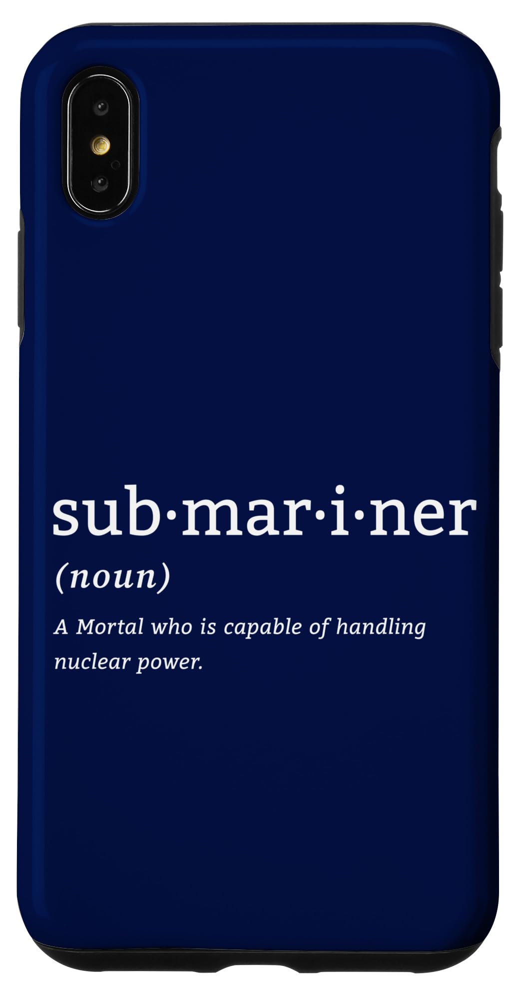Amazon.com: iPhone XS Max Submariner Definition Submersible Nuclear ...