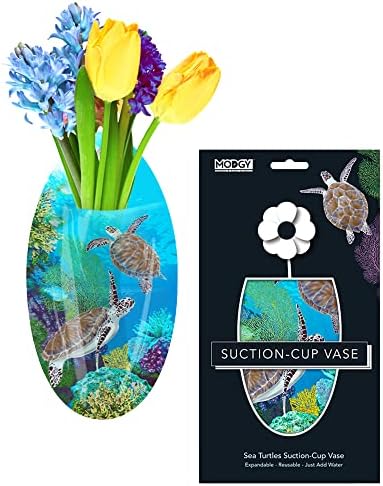 Amazon.com: MODGY Suction Cup Expandable Flower Vase Plastic Decorative ...