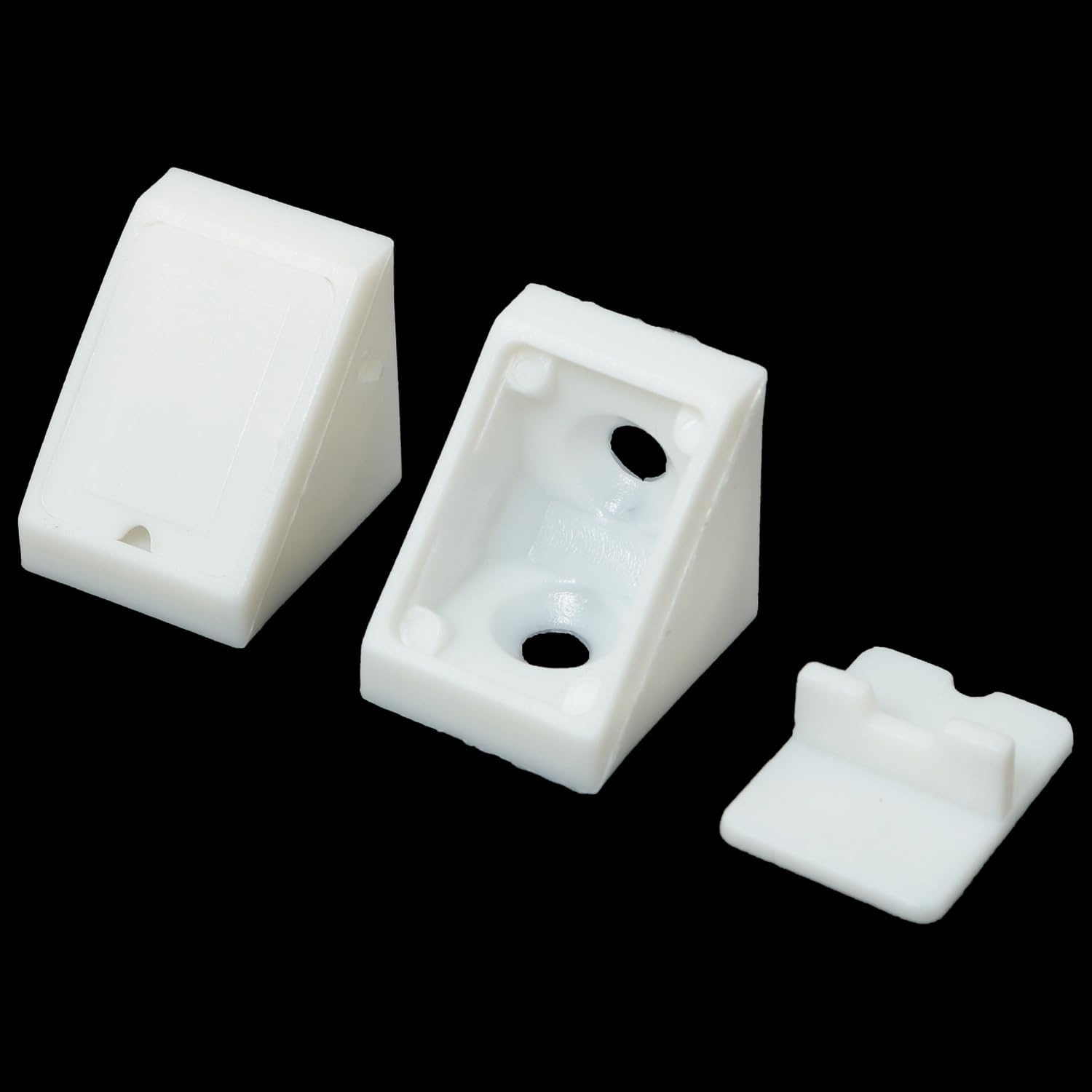 Amazon.com: FMHXG 20PCS Right Angle 90 Degree Plastic Corner Brackets ...