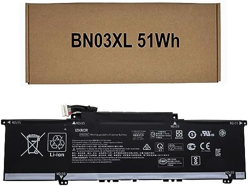 Amazon.com: SUNNEAR BN03XL Laptop Battery Replacement for HP Envy 13 13 ...