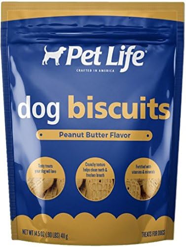 Amazon.com : Pet Life Biscuits with Peanut Butter and Molasses Crunchy ...